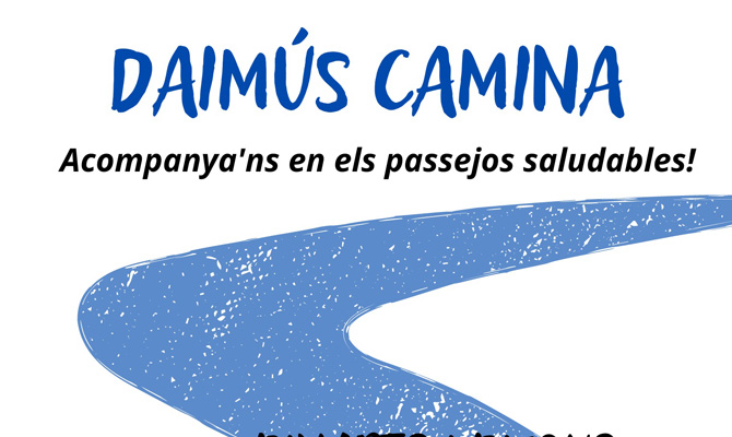 Empieza 'Daimús Camina' para fomentar los paseos saludables en grupo ...