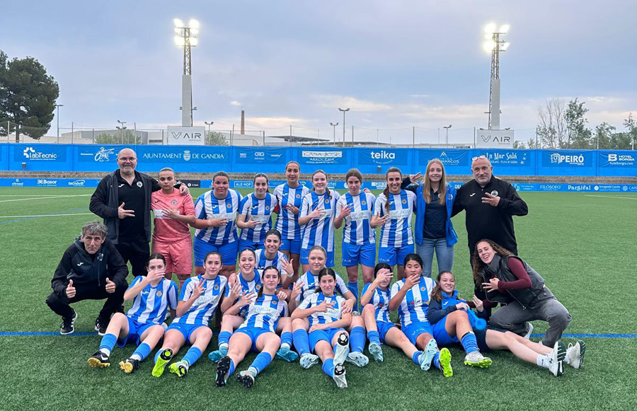 El CF Gandia femenino logra el ascenso a la liga Primera Valenta ...